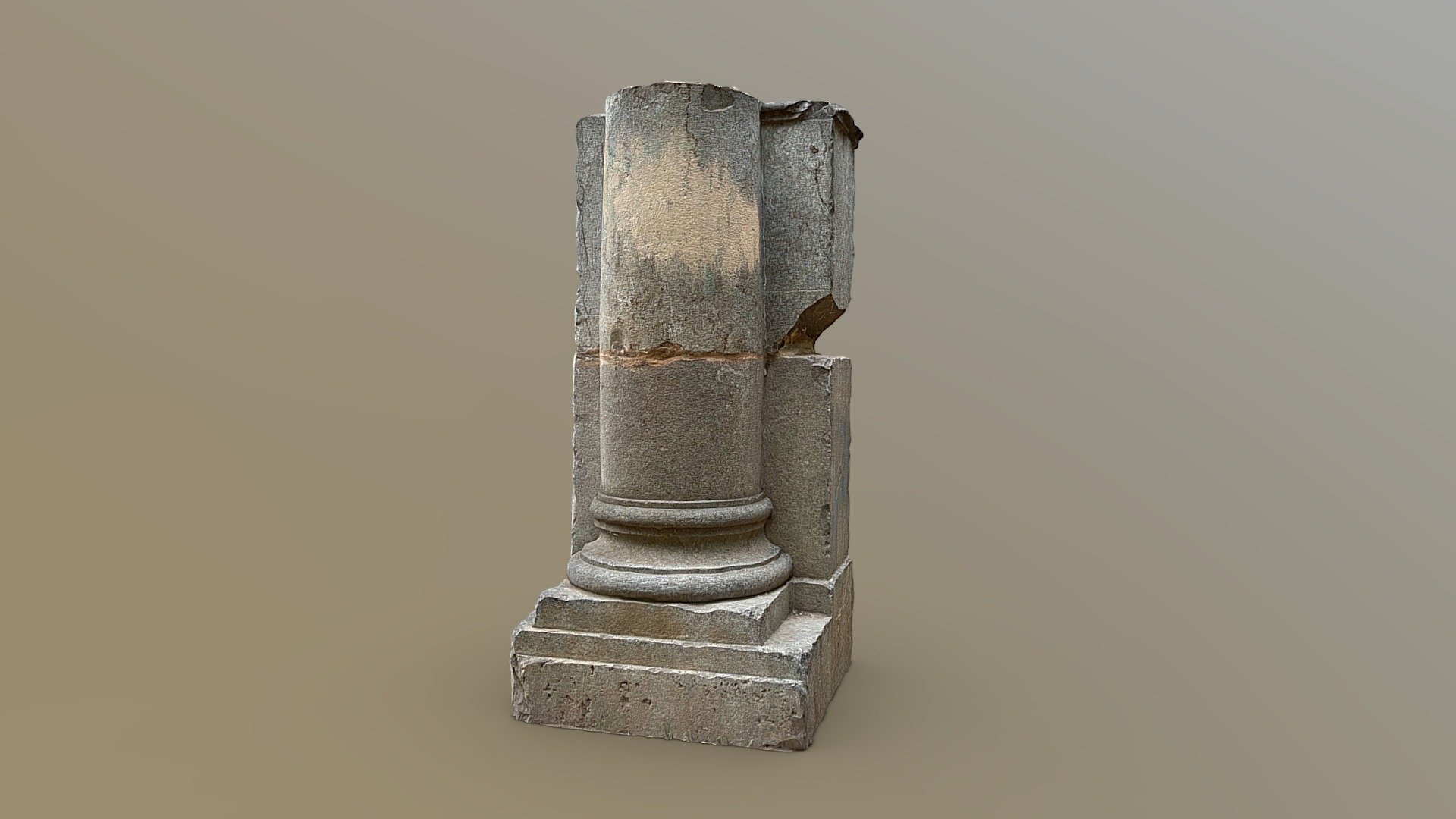 Broken Stone Pillar - Download Free 3D model by Aupuma [fa6b7ac ...