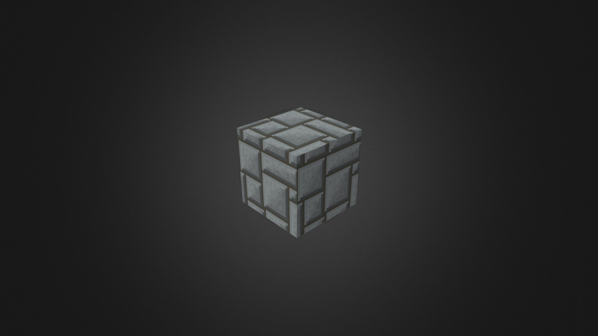Minecraft Stone Cube x iayseozdemir - Download Free 3D model by ...