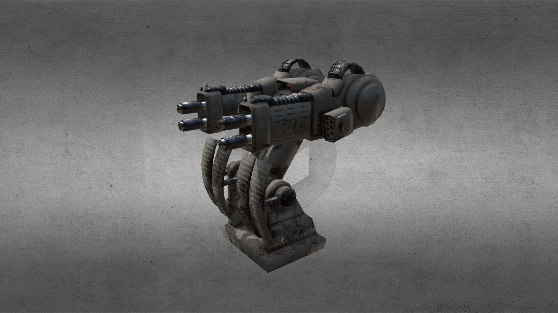 Machine gun (daily quest) - 3D model by RichArt (@RichArtCG) [fa70e16 ...