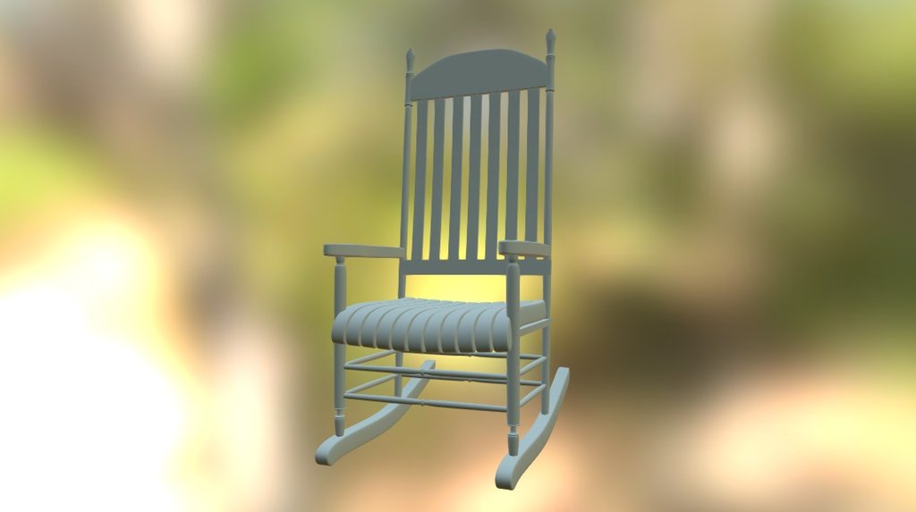 Rocking Chair - 3D model by Twillrex [fa71878] - Sketchfab