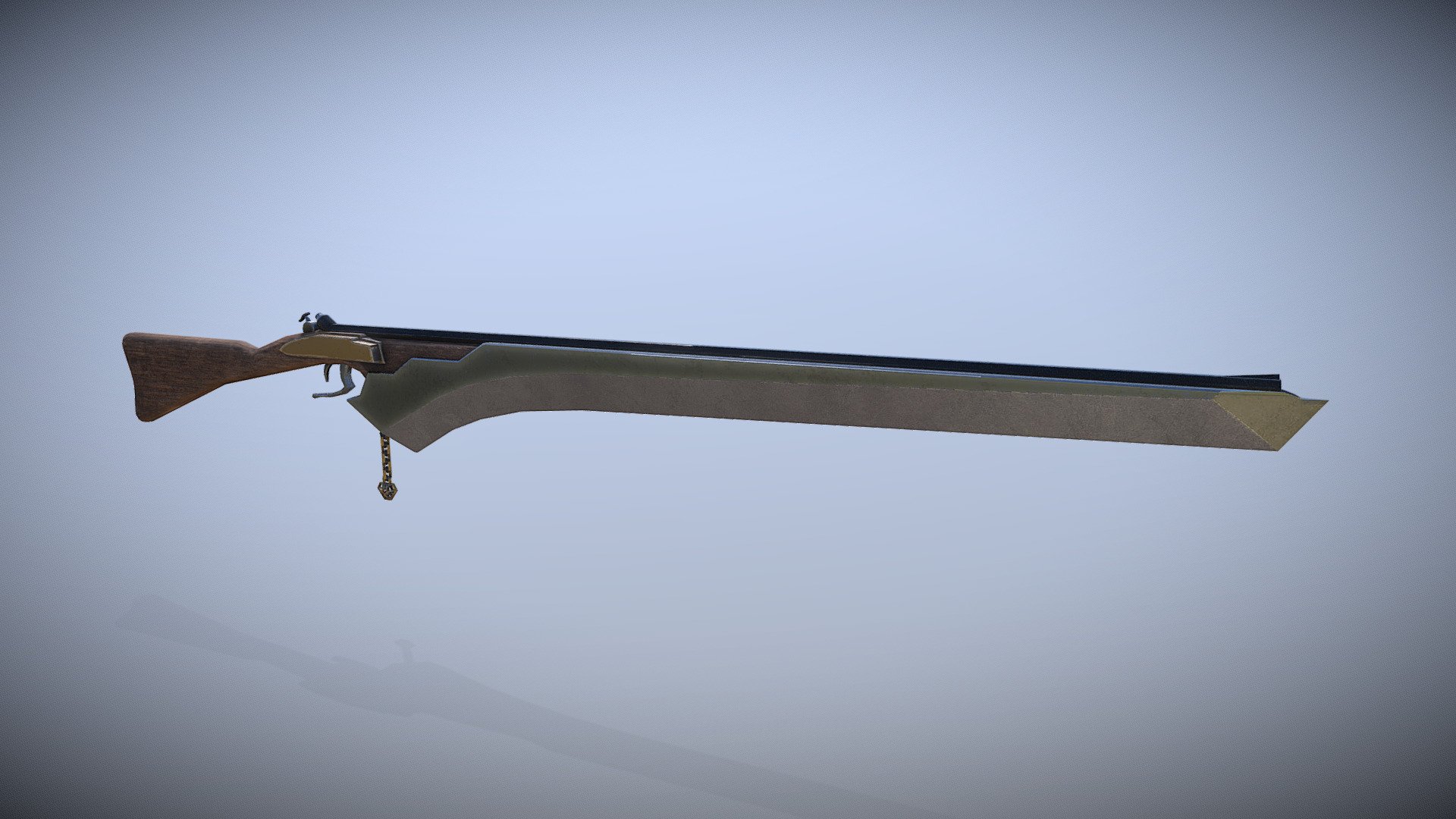 Gunblade - 3D model by UnorthodoxyMedia (@Unorthodoxy) [fa74f33 ...