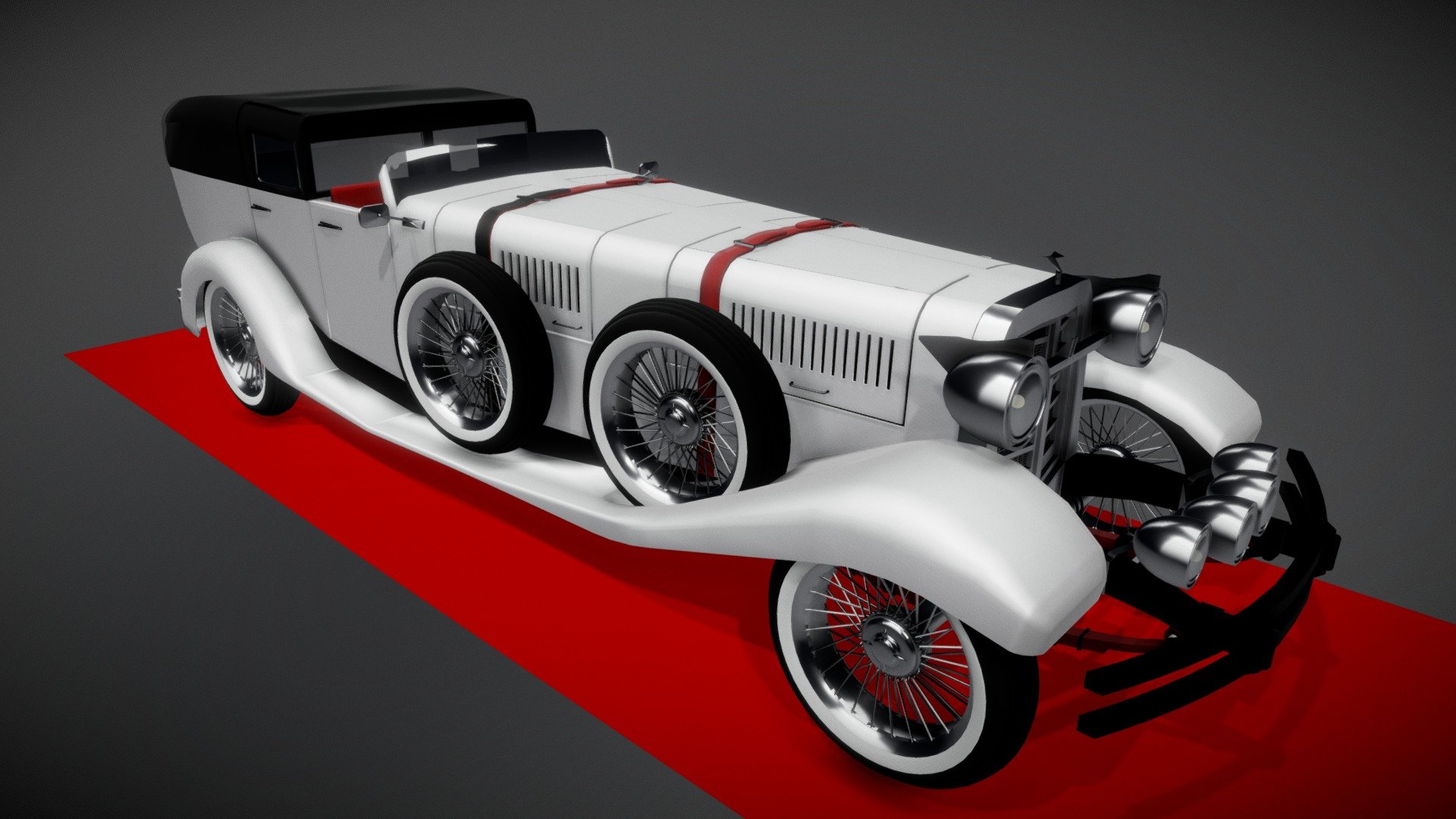 1920´s style fictional car - 3D model by zxytproject [fa75834] - Sketchfab