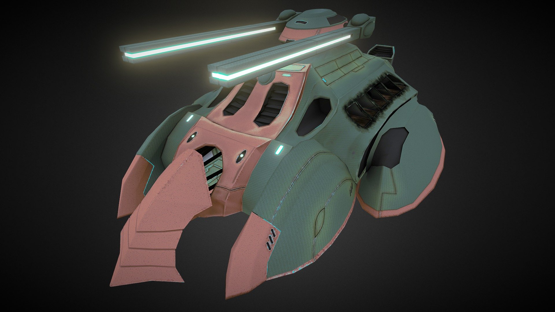 Hell Fire Tank - 3D model by Lexx (@RedPillsDivision) [fa790b7] - Sketchfab