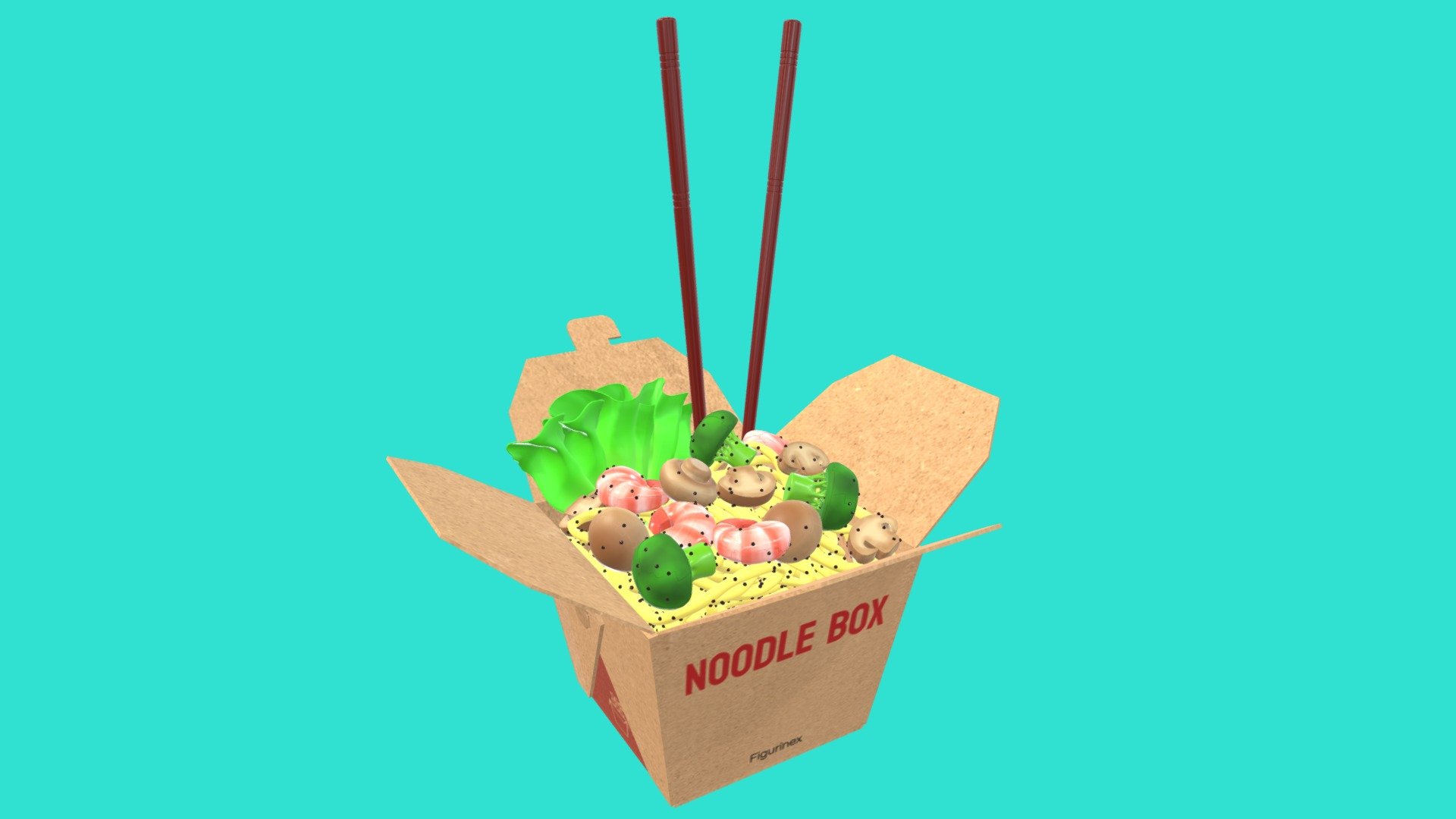 Noodle Box 001 - Buy Royalty Free 3D model by Yuprita Ragiliastri ...