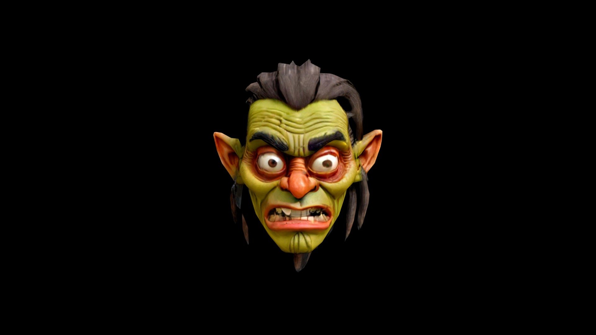 The image features a 3D render of a troll with b - Download Free 3D ...