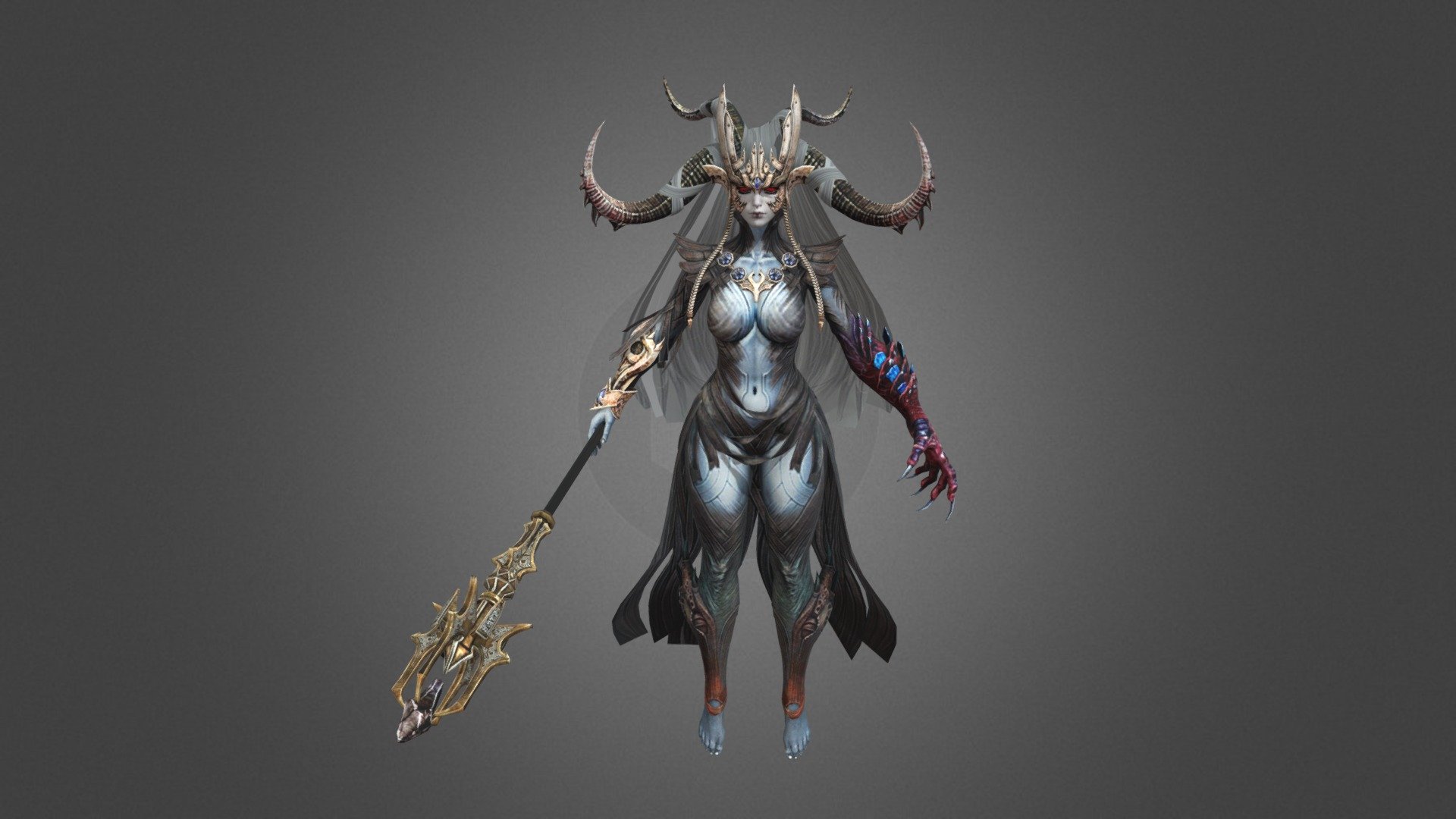 demon - 3D model by Thái Bạch Vô Thường (@Thila290901) [fa7bf66 ...
