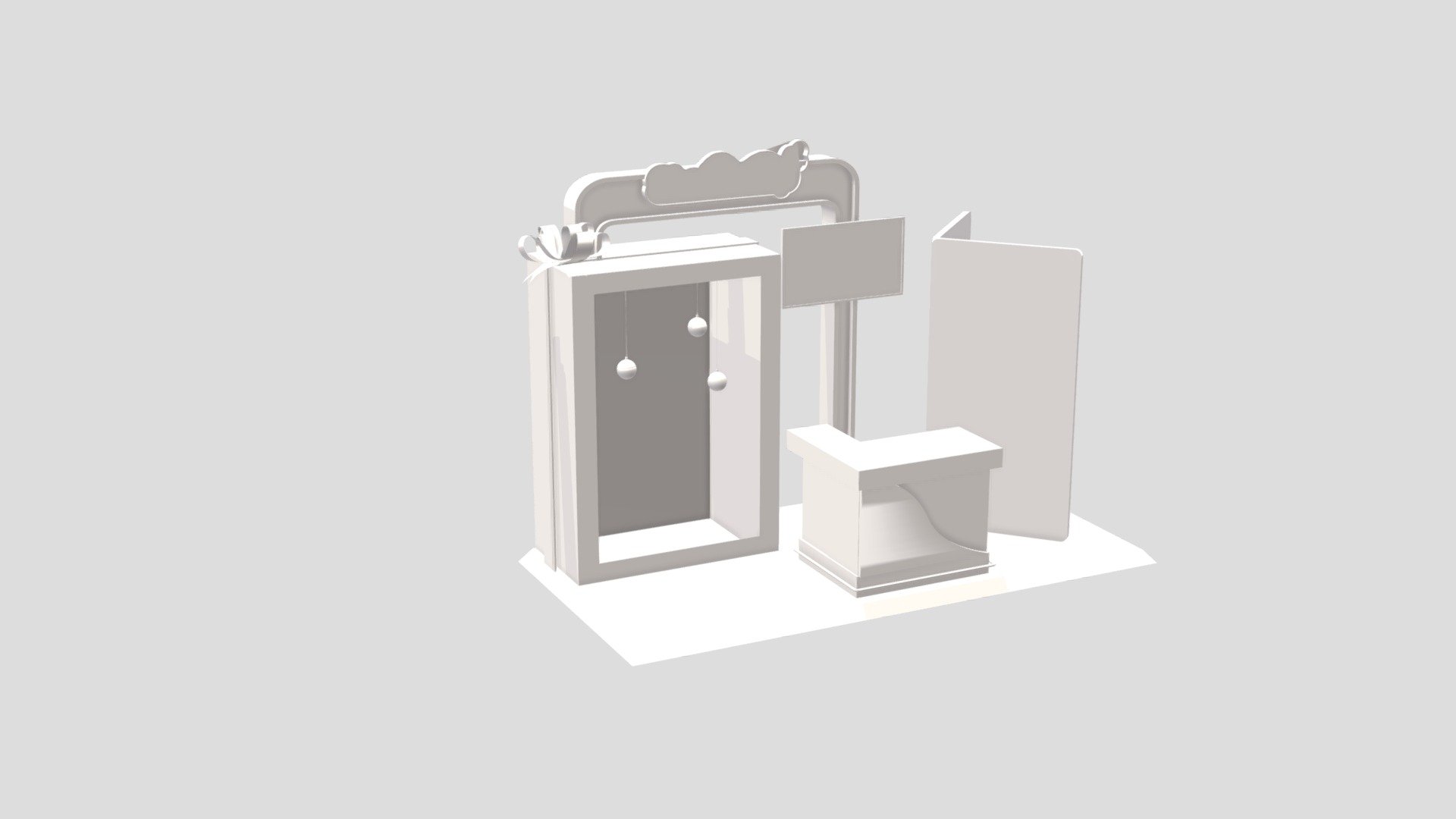 AliPay Booth - 3D model by Ken Chan (@kismef70) [fa7d776] - Sketchfab