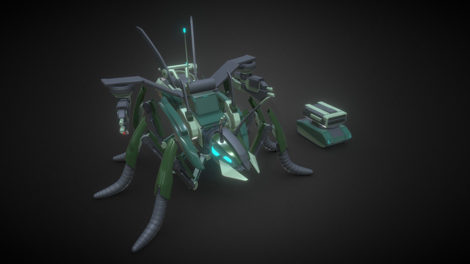 mech-ant_015 - 3D model by riveraluis1720 [fa7e202] - Sketchfab