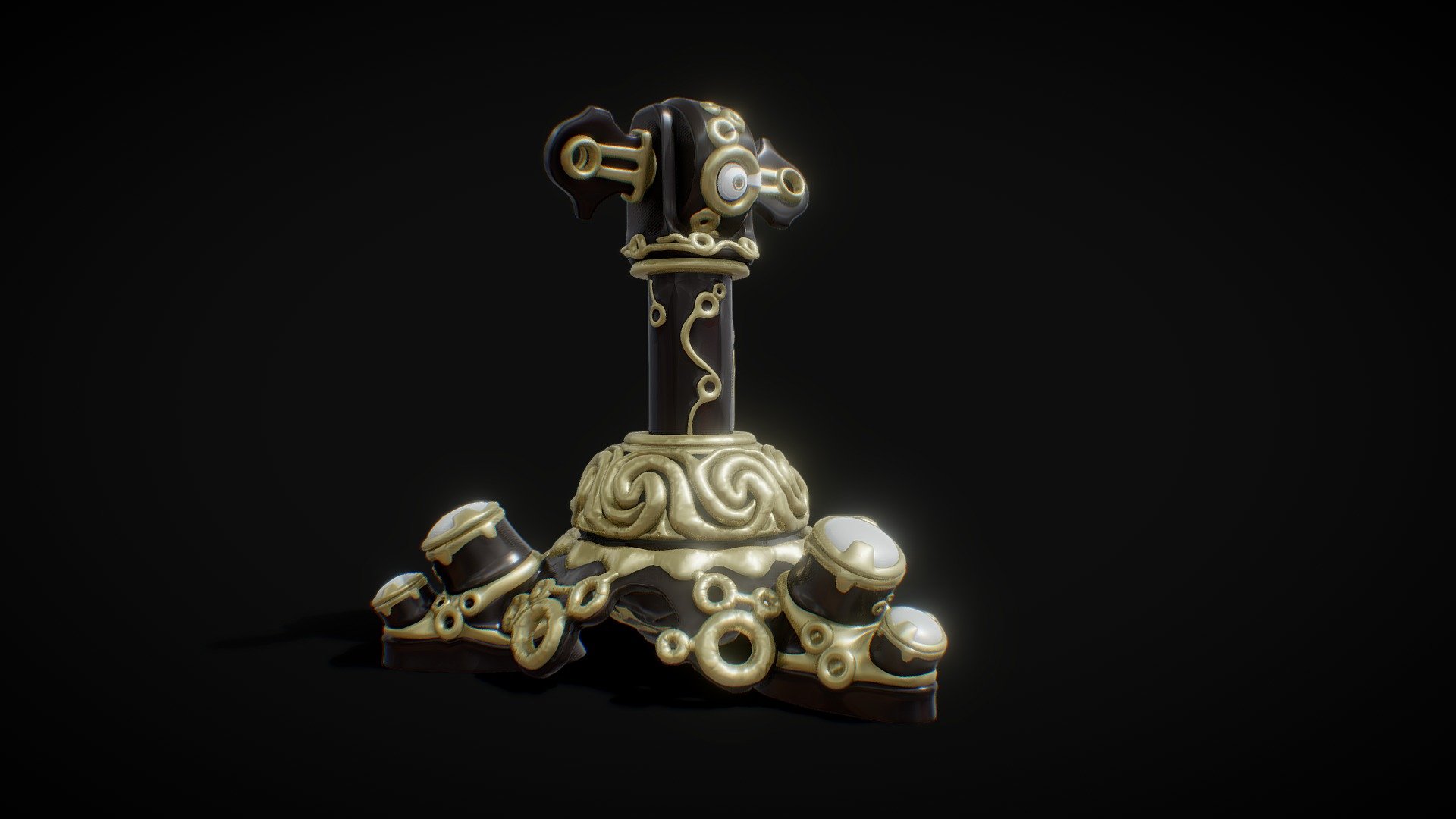 Ancient Guardian Turret from TLOZ BOTW - 3D model by wewyllenium ...