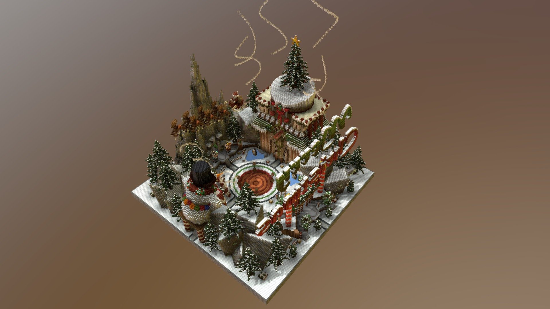 CavePvP / Christmas Spawn - 3D model by KoraProjects [fa7eb14] - Sketchfab