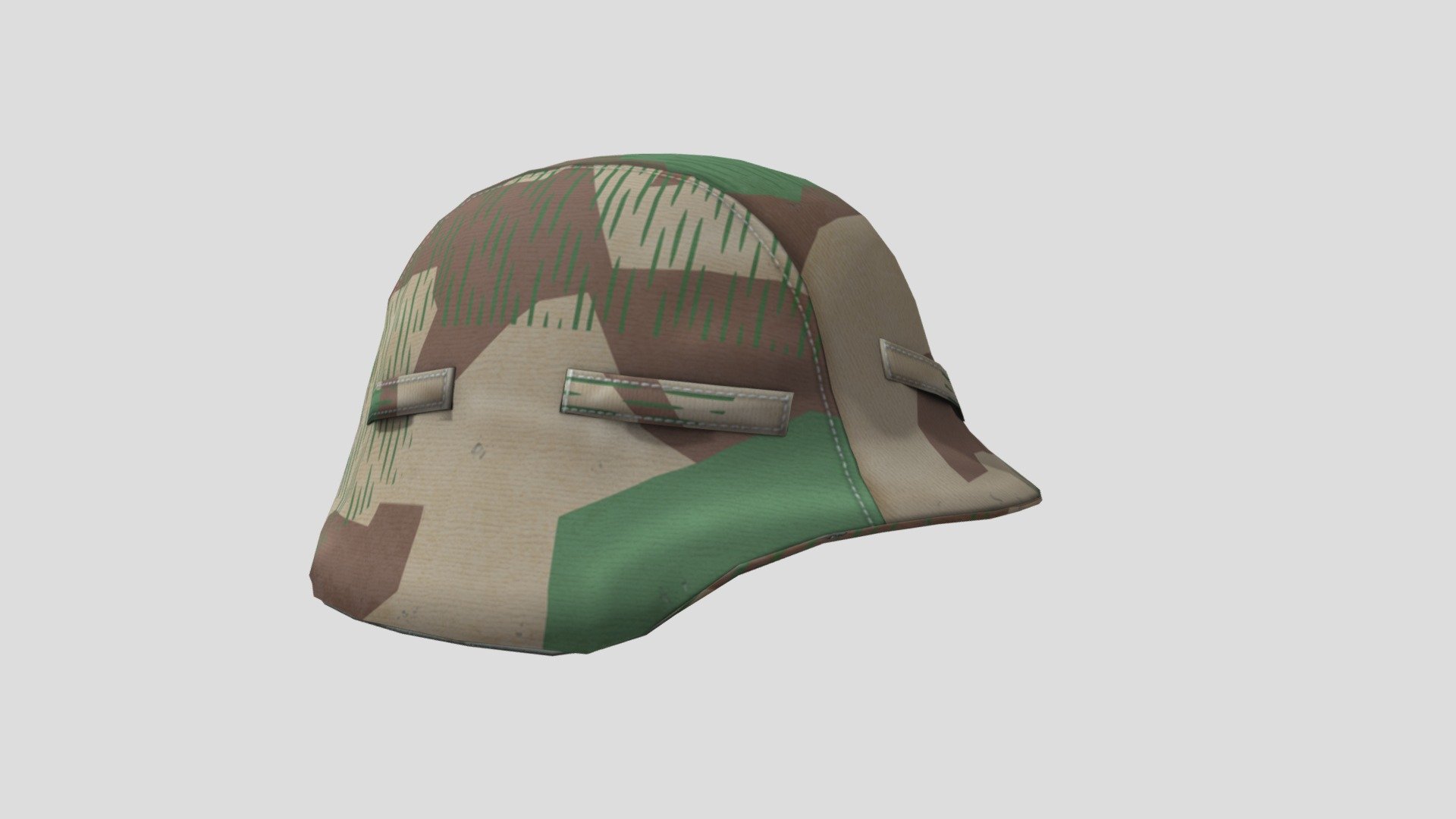 M42 Stahlhelm with Zeltbahn cover - Download Free 3D model by ...