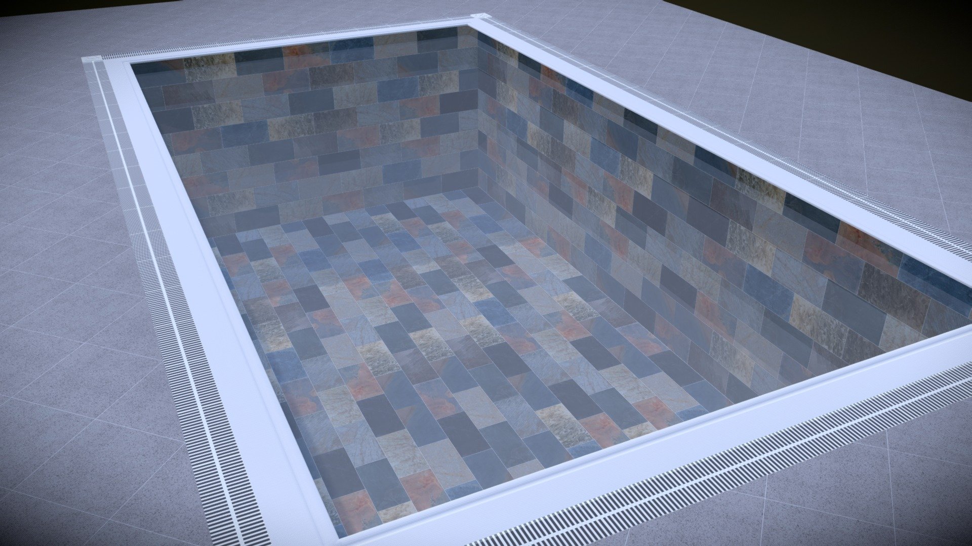 Low Res Pool - 3D model by celikerbay [fa80828] - Sketchfab