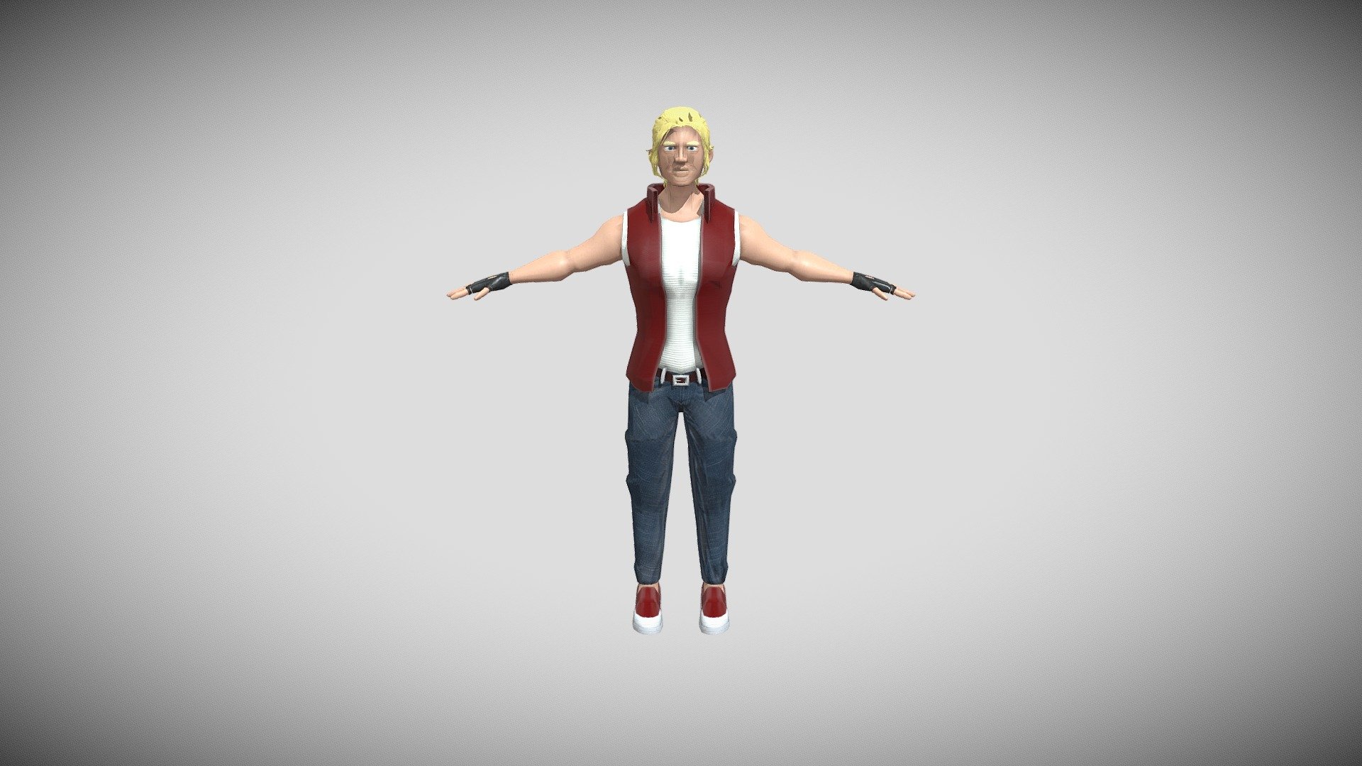 Terry_Bogard_Final - 3D model by Ryutyra [fa81225] - Sketchfab