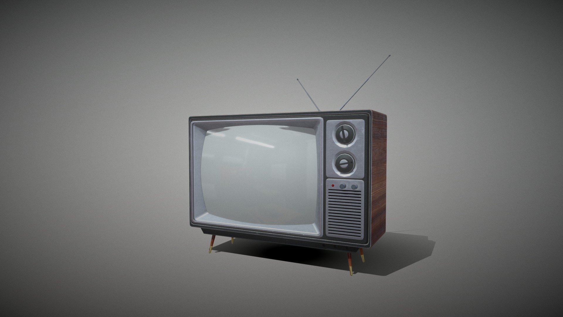 Old Television - 3D model by Arnaud Delagrave (@Crunch_) [fa82bdf ...