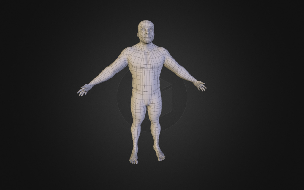 Character retop progress 3 - 3D model by Harj (@harjinder) [fa84456 ...