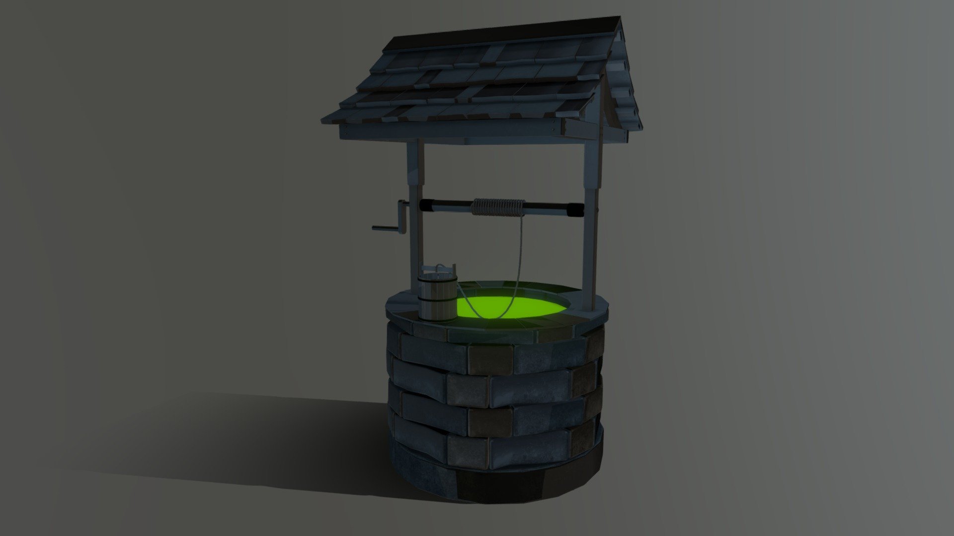 Water Well - 3D model by lorenzen [fa87760] - Sketchfab