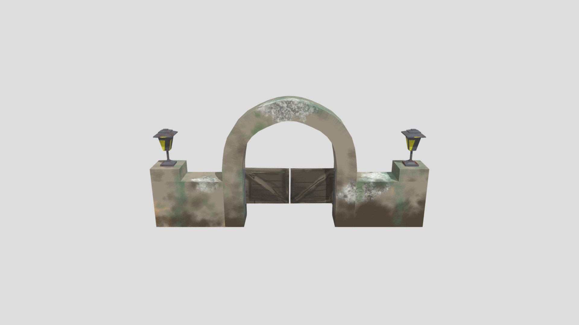 Gate - Download Free 3D model by aeondomini [fa8b5bd] - Sketchfab