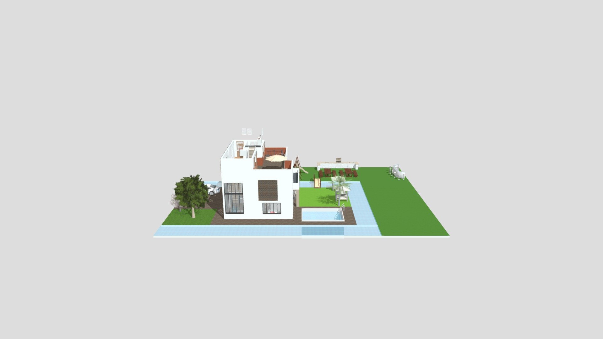 The Rooftop House - Download Free 3D model by Home Design 3D ...
