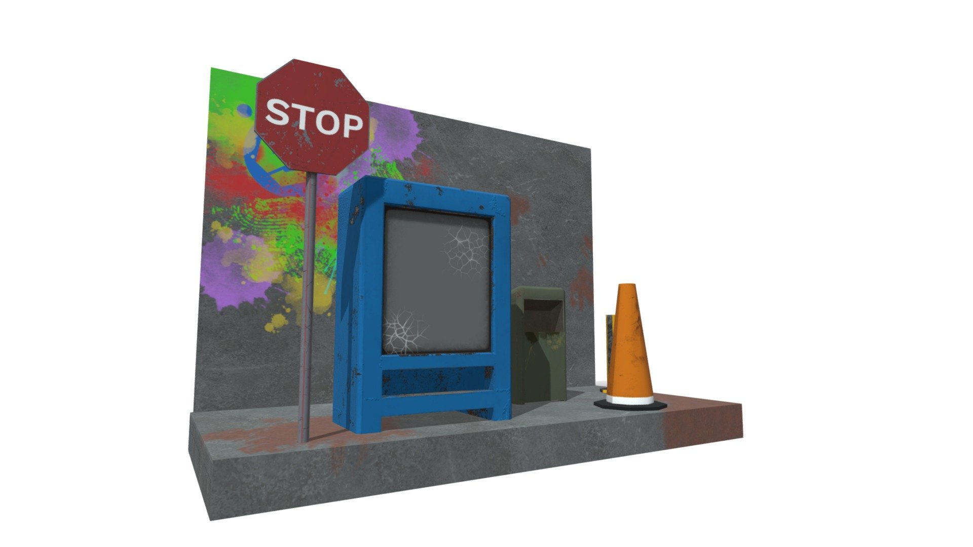 Random_city_objects - 3D model by TysonCox100 [fa8e500] - Sketchfab