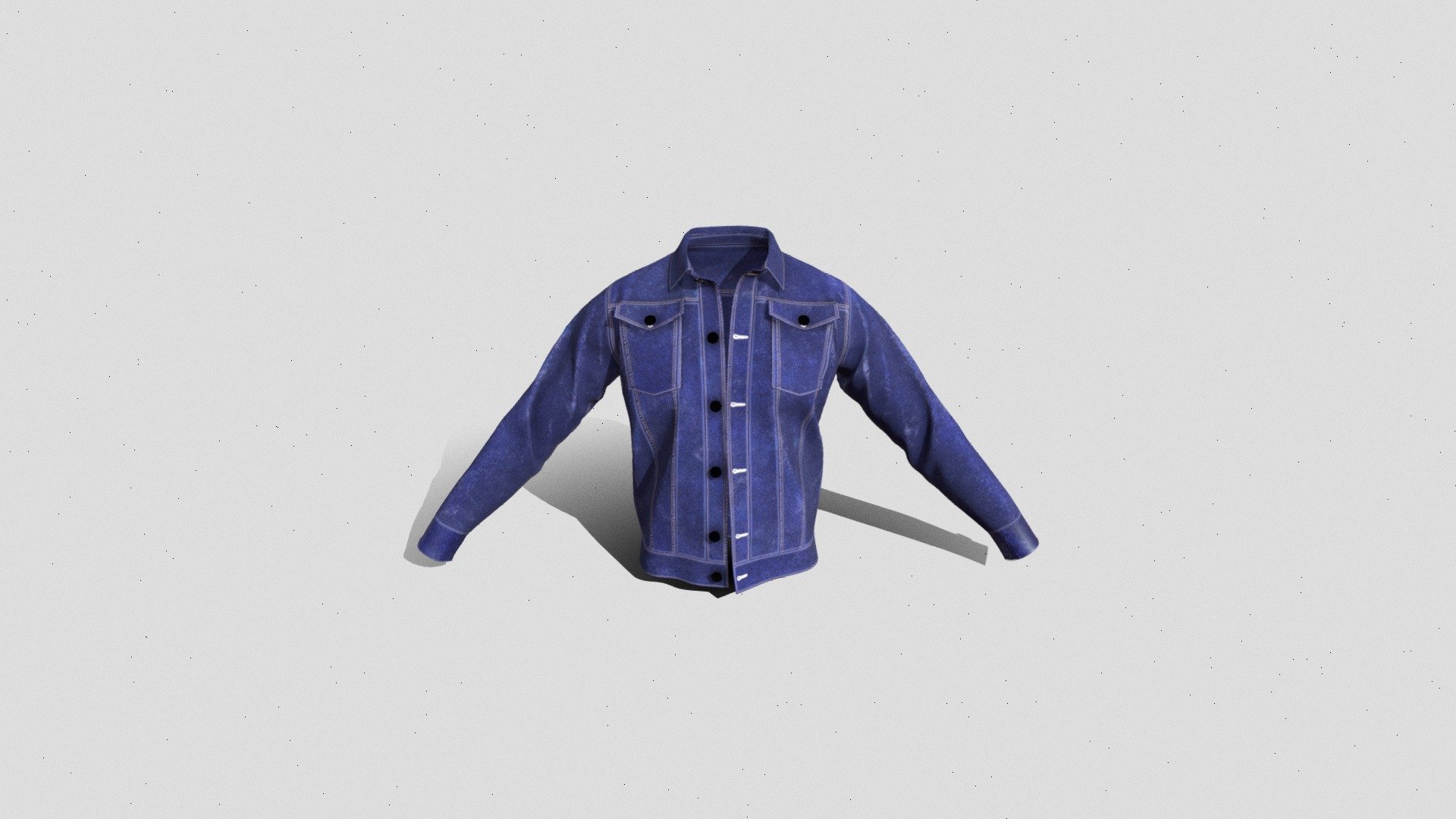 Denim Jacket Low Poly Obj - Buy Royalty Free 3D model by patterndraft ...