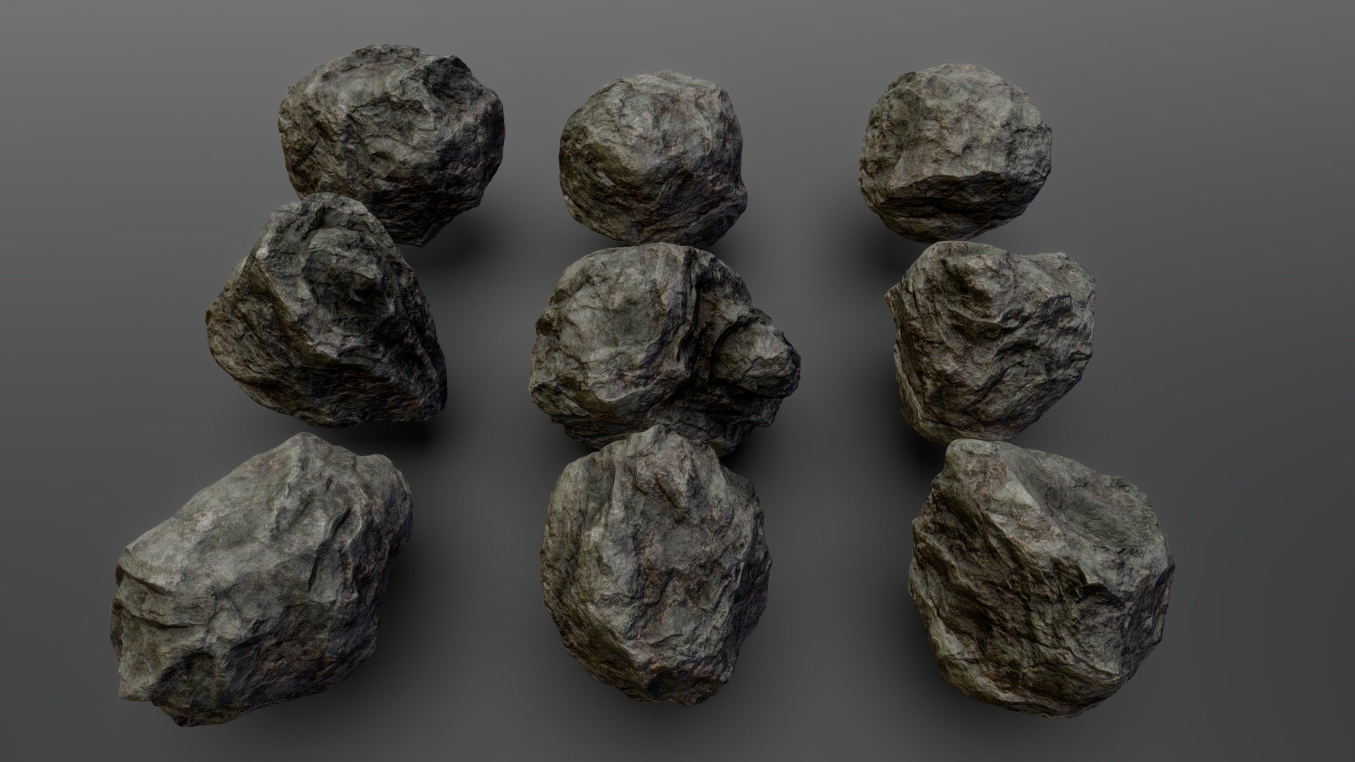 Rock Bundle - Buy Royalty Free 3D model by Somersby [fa9a7e1 ...