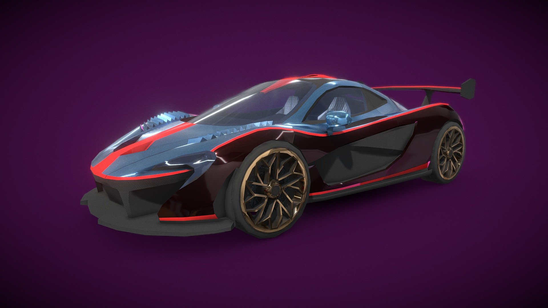 McLaren P1 - 3D model by Yury Misiyuk (@Tim0) [fa9b579] - Sketchfab