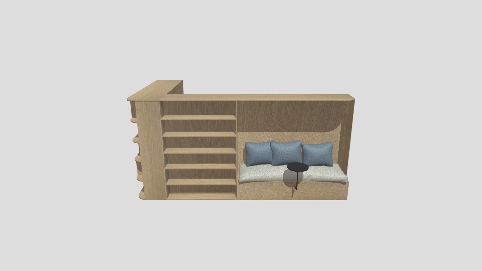 Finished shelf - 3D model by iselinlokoy [fa9bf41] - Sketchfab