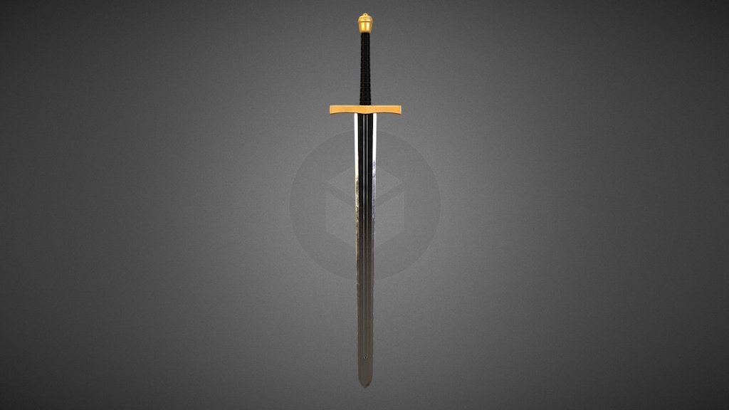 Basic Sword - 3D model by Andrew Moore (@digitaldragon) [fa9c0f7 ...
