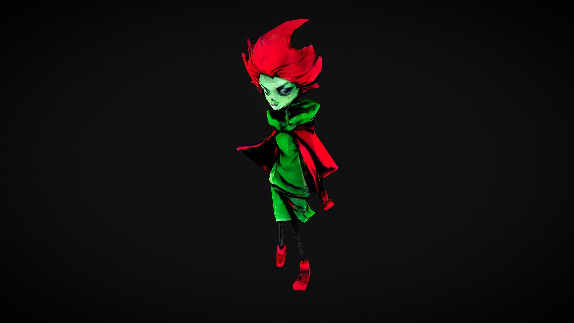 "Magenta the Red-Haired Cartoon Character" Hair - Download Free 3D ...