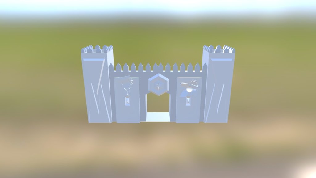 DAMAGED GATE - 3D model by savlikator [fa9e573] - Sketchfab