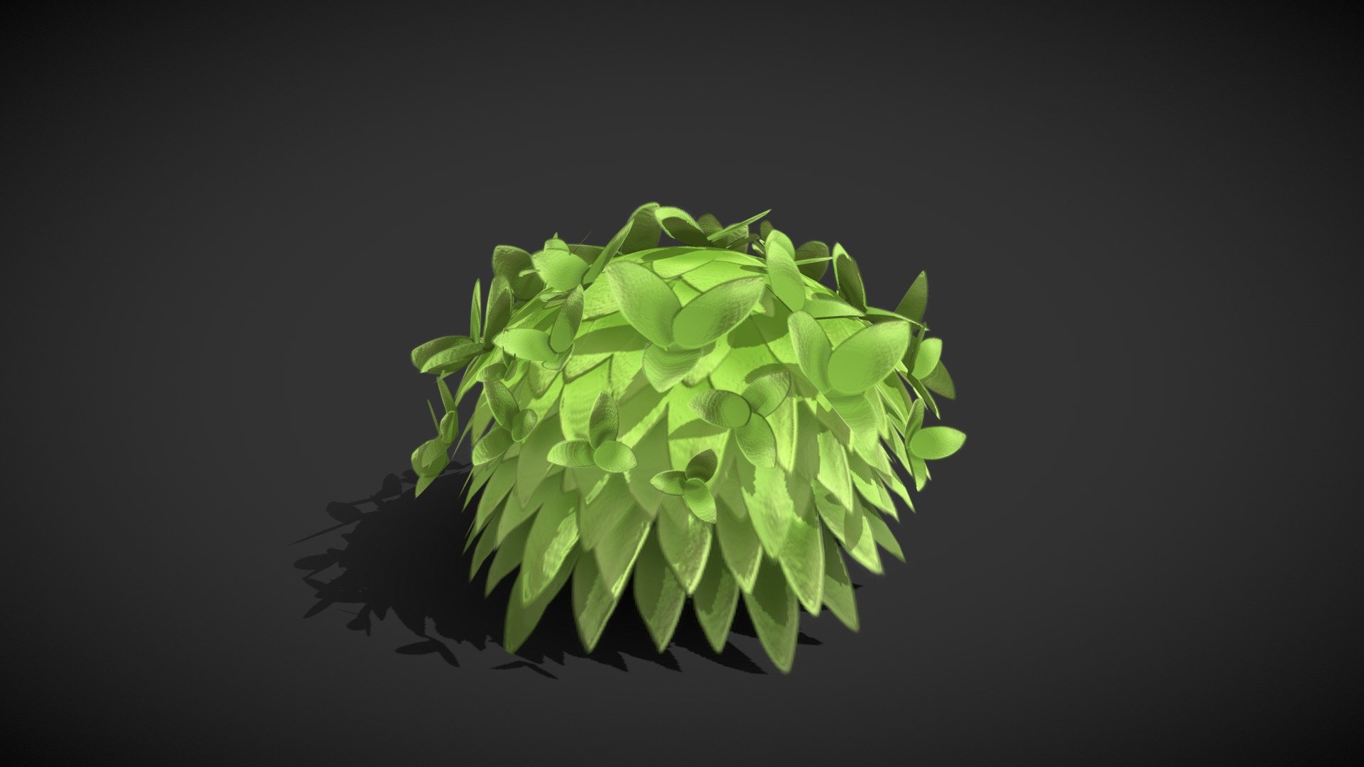 Cartoony Bush - 3D model by MOJackal [fa9e6c6] - Sketchfab