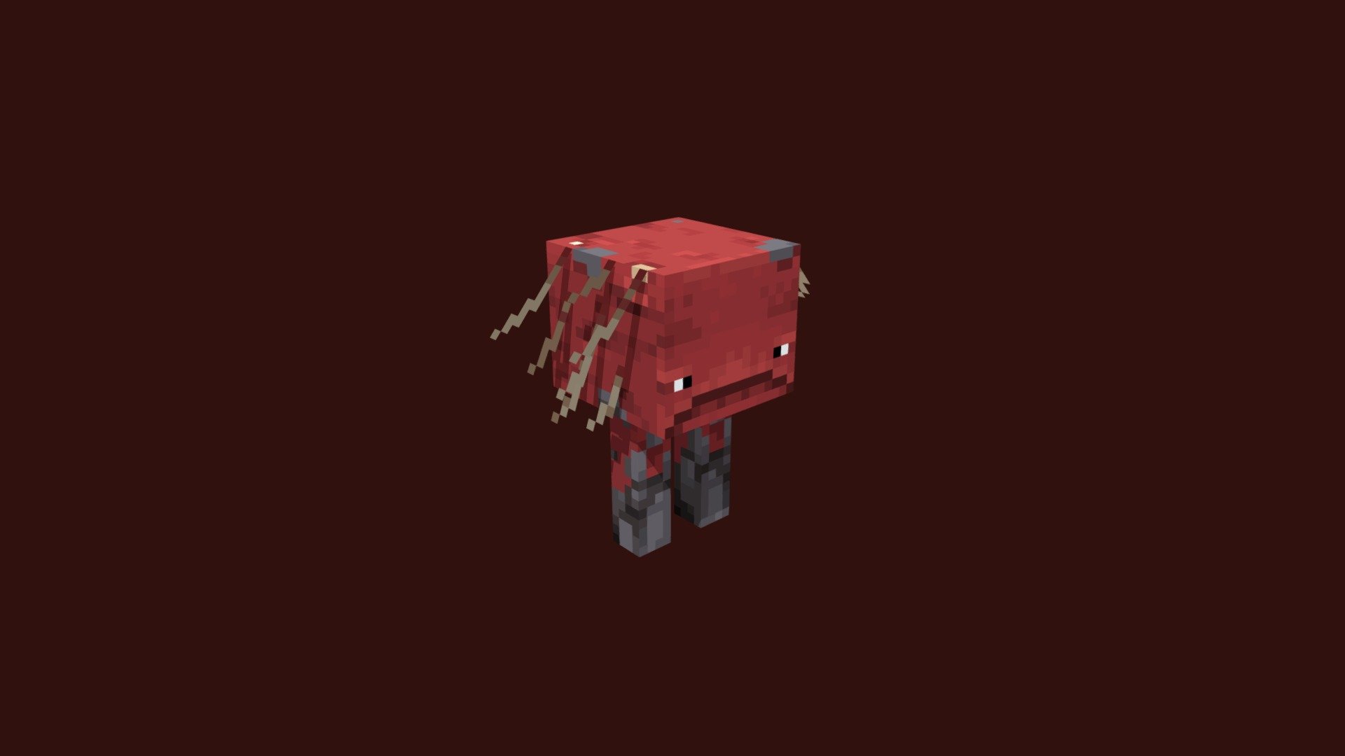 Minecraft Strider - Download Free 3D model by None (@None_Yaroslav ...