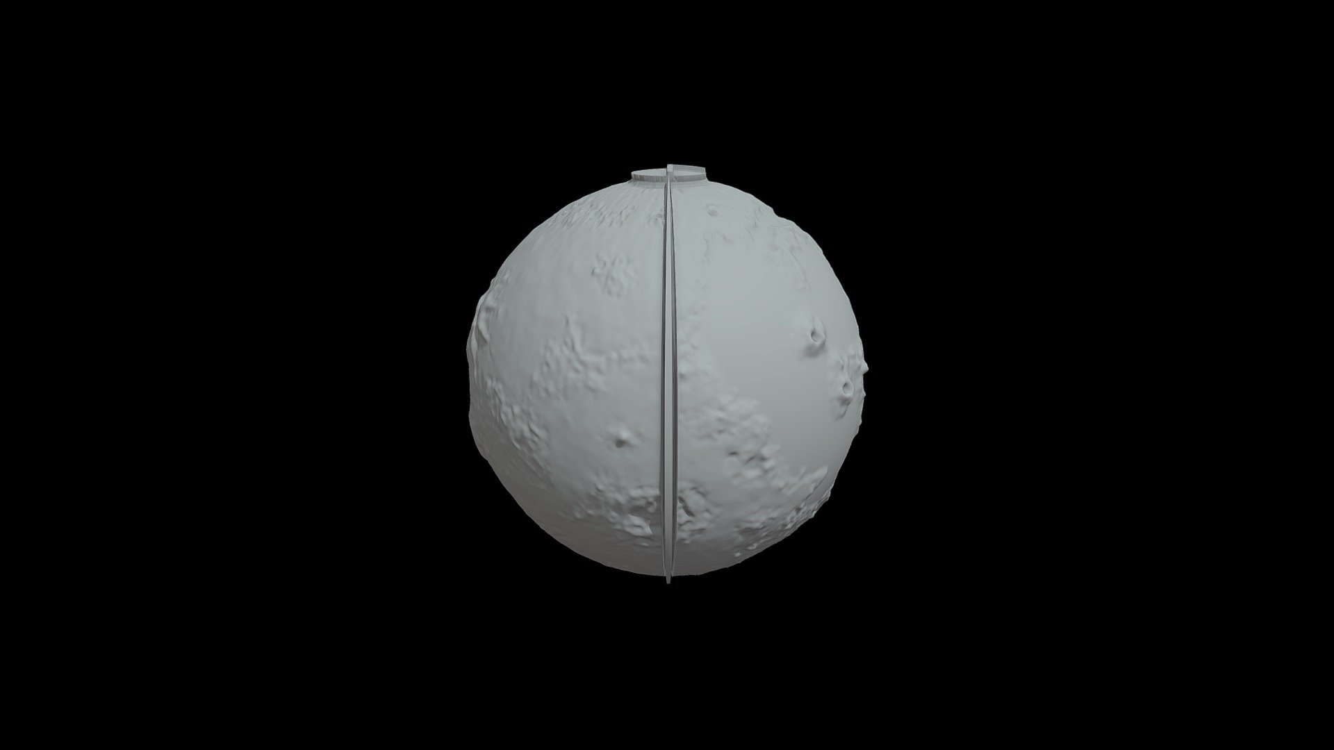 The Moon - tactile model for the blind - Download Free 3D model by ...