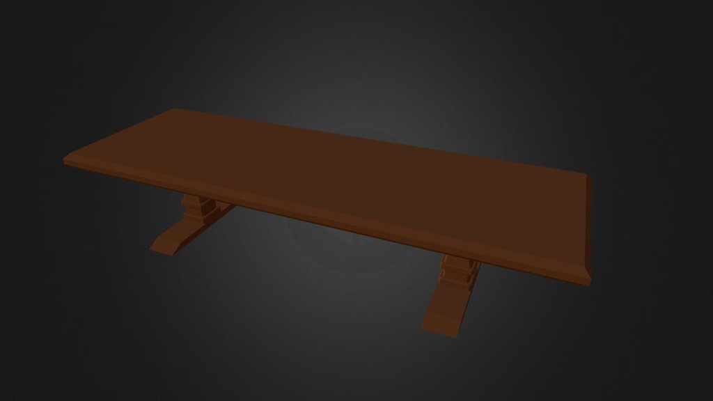 Table - 3D model by mathpeseg [faa36d4] - Sketchfab