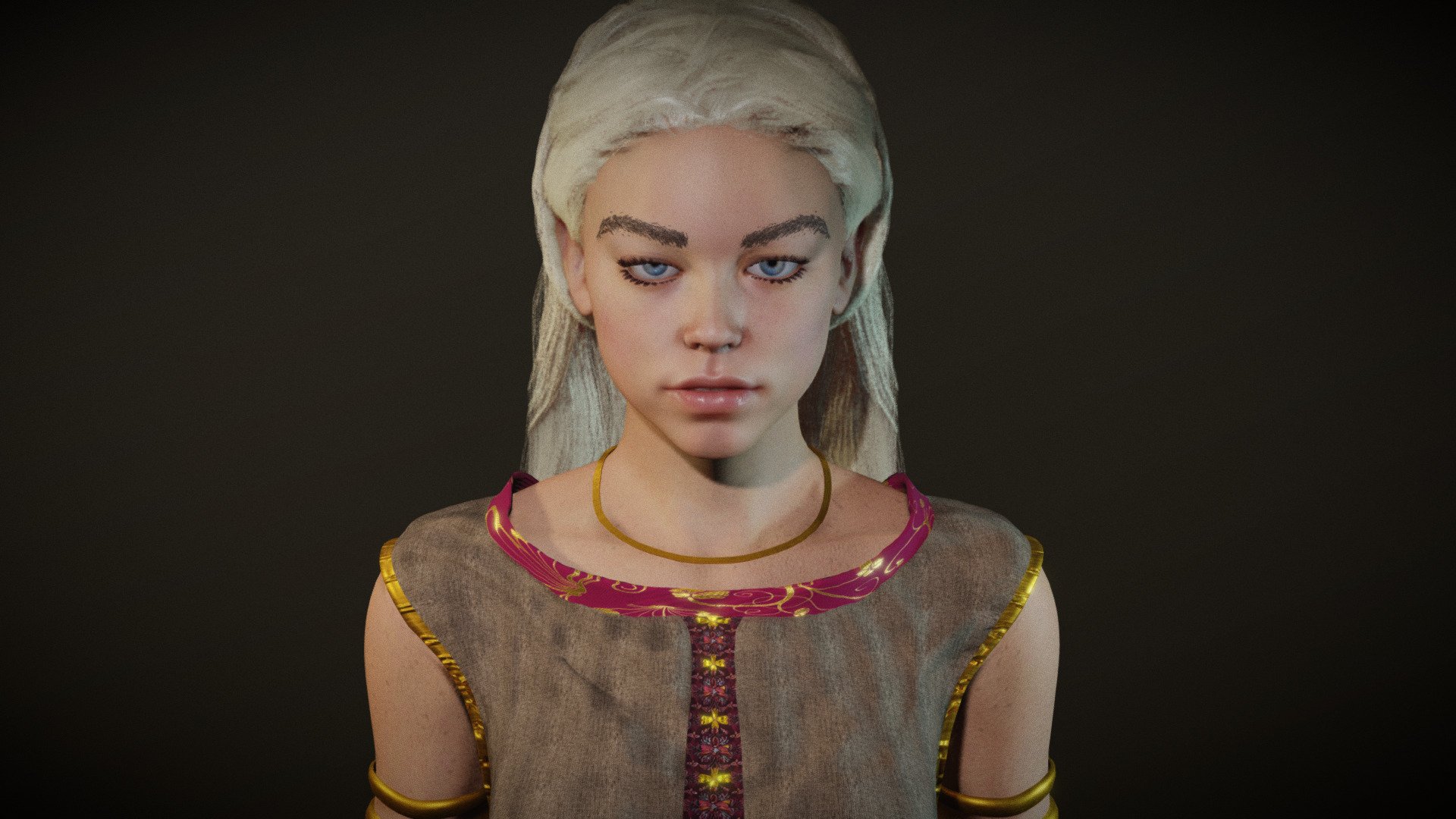 Medieval Fantasy Girl - Buy Royalty Free 3D model by Cg Stuff (@bokeh ...