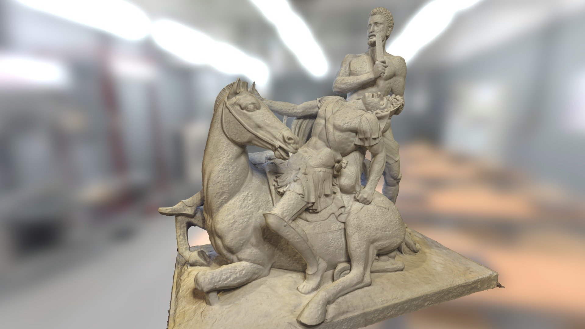 ALMOGAVER matant cavaller francés, Damià Campeny - 3D model by the ...