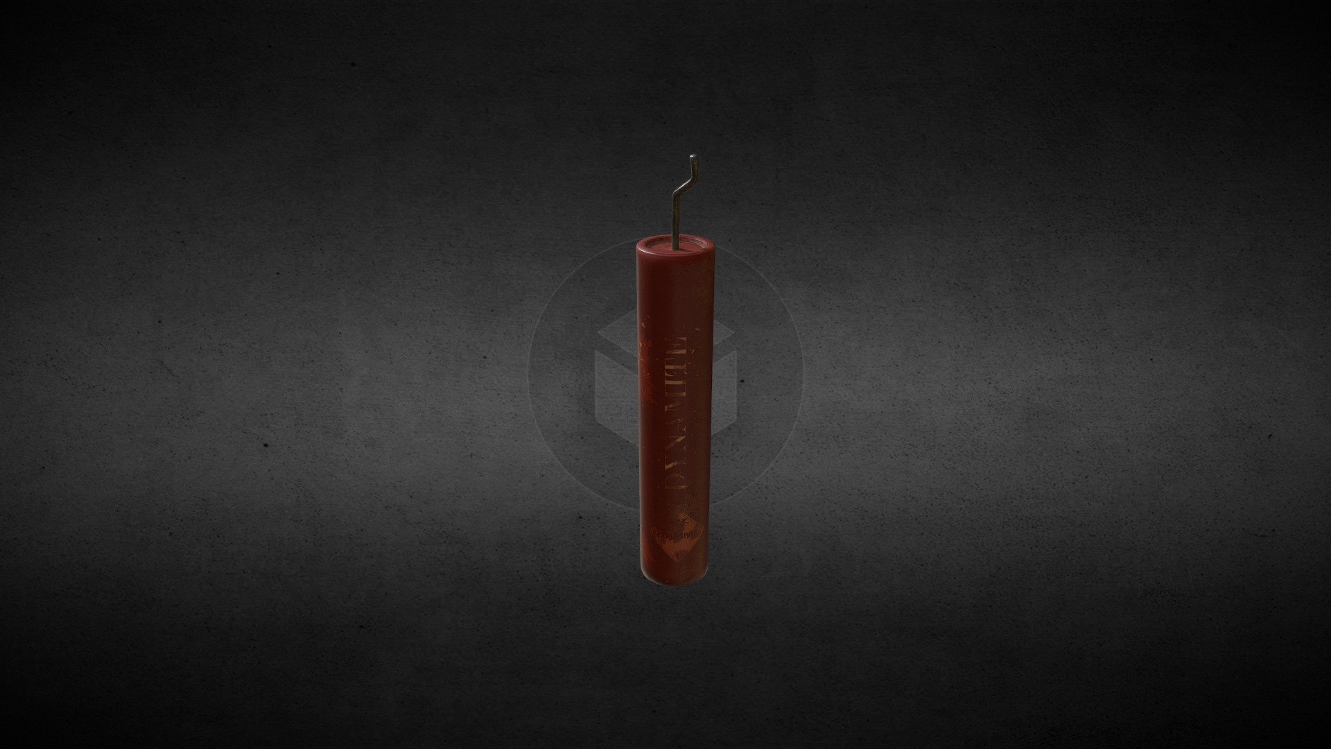 Dynamite stick - Download Free 3D model by DJMaesen (@bumstrum ...