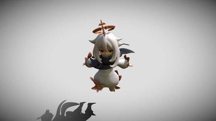 Paimon 3D models - Sketchfab