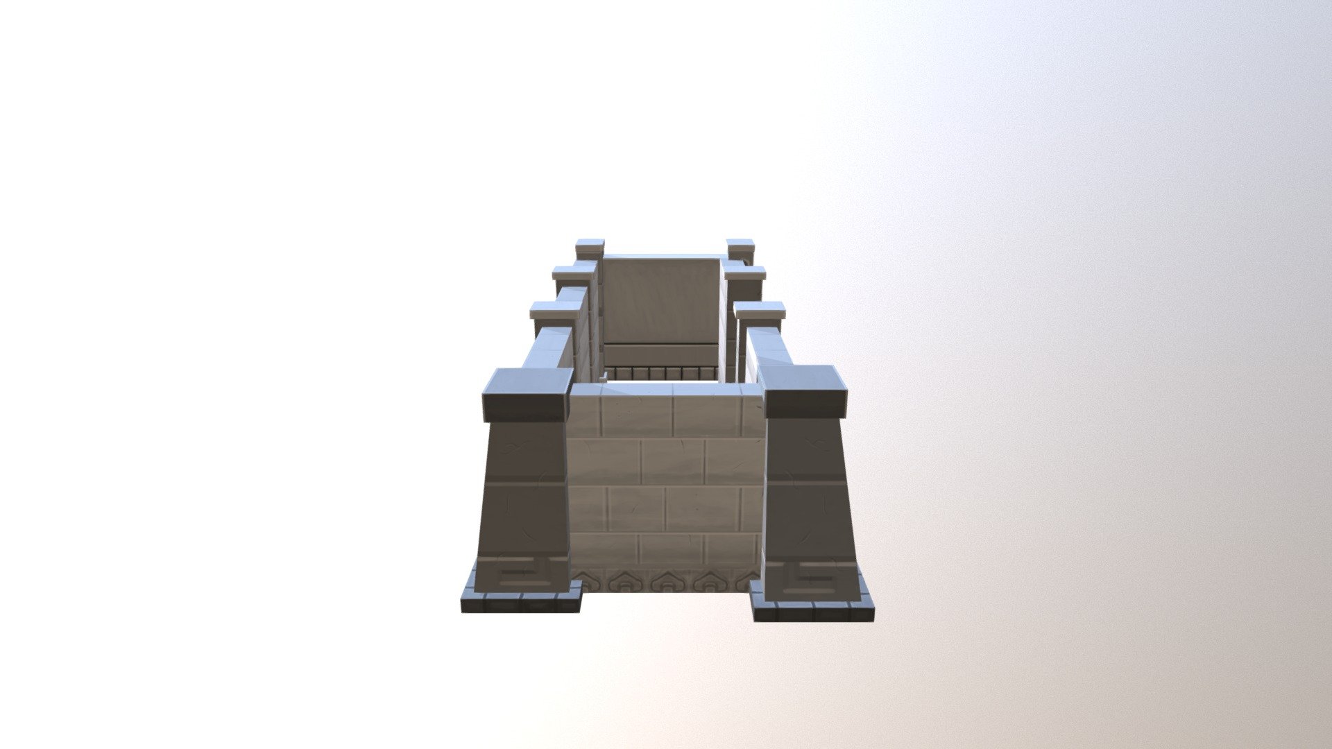 Aztec Temple Walls - 3D model by AestusDomusAurea [faa7abd] - Sketchfab