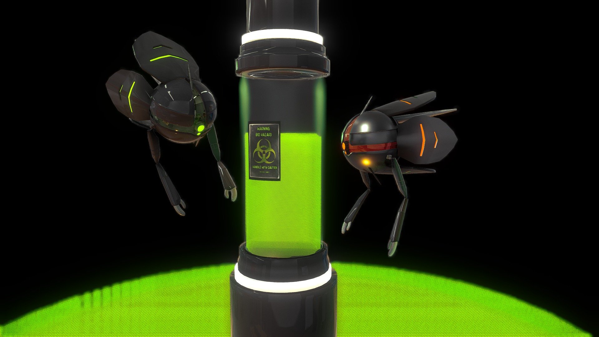 Controll Drones in a Biohazard Zone - 3D model by Laureen ...