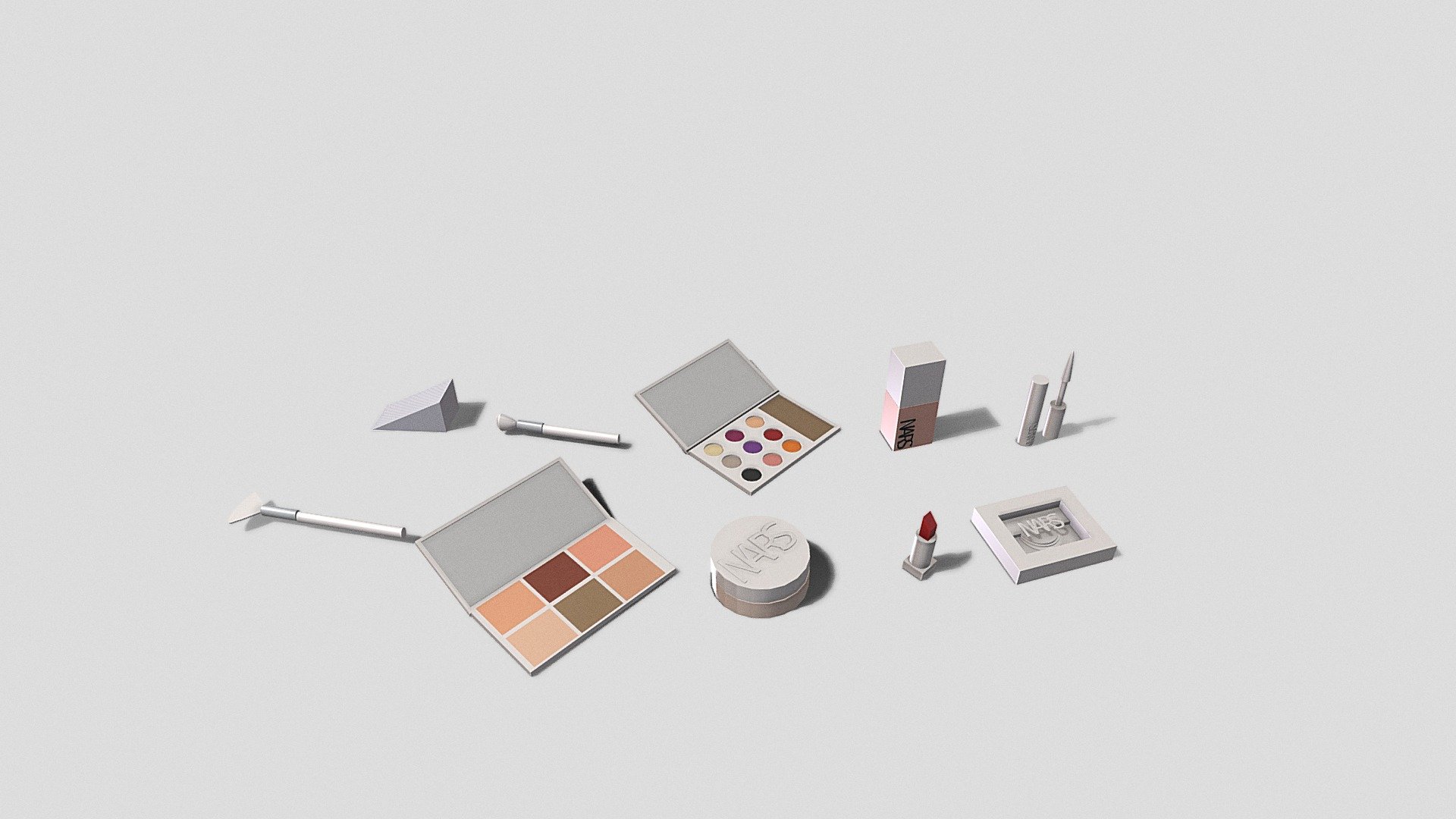 Plastic Makeup Kit Model - Download Free 3D model by m.barber [faa822b ...