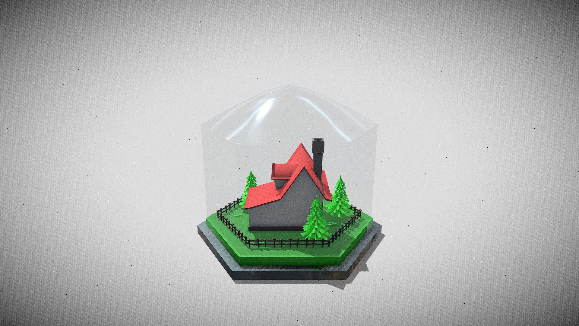 Low Poly House Diorama - 3D model by Drizzy (@Drizzy_122) [faa8b02 ...