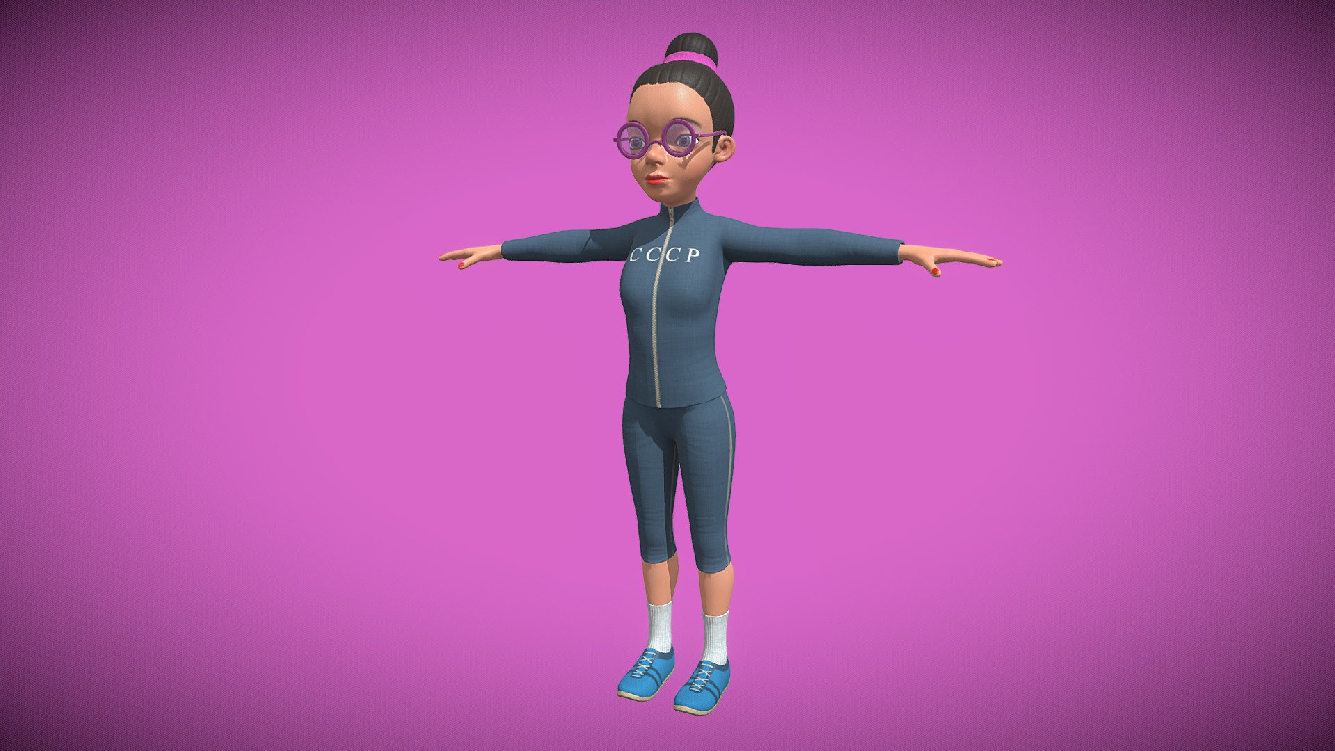 Female Athlete USSR - Download Free 3D model by emelyarules [faa8e37 ...