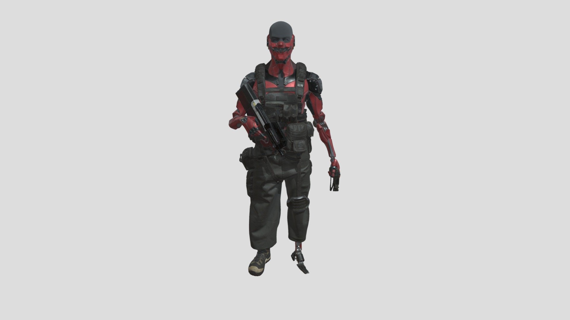 cyber soilder - Download Free 3D model by TECHGUY (@tech-2144) [faa9786 ...