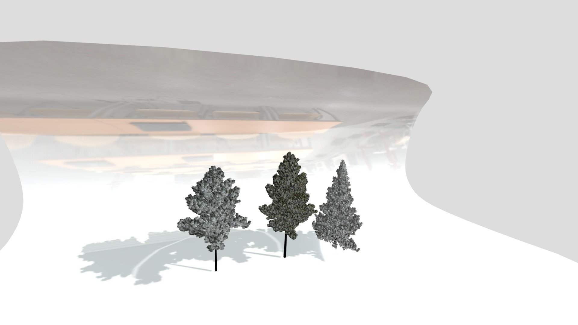 3 trees v-2 - Download Free 3D model by GlorioW [faa9949] - Sketchfab