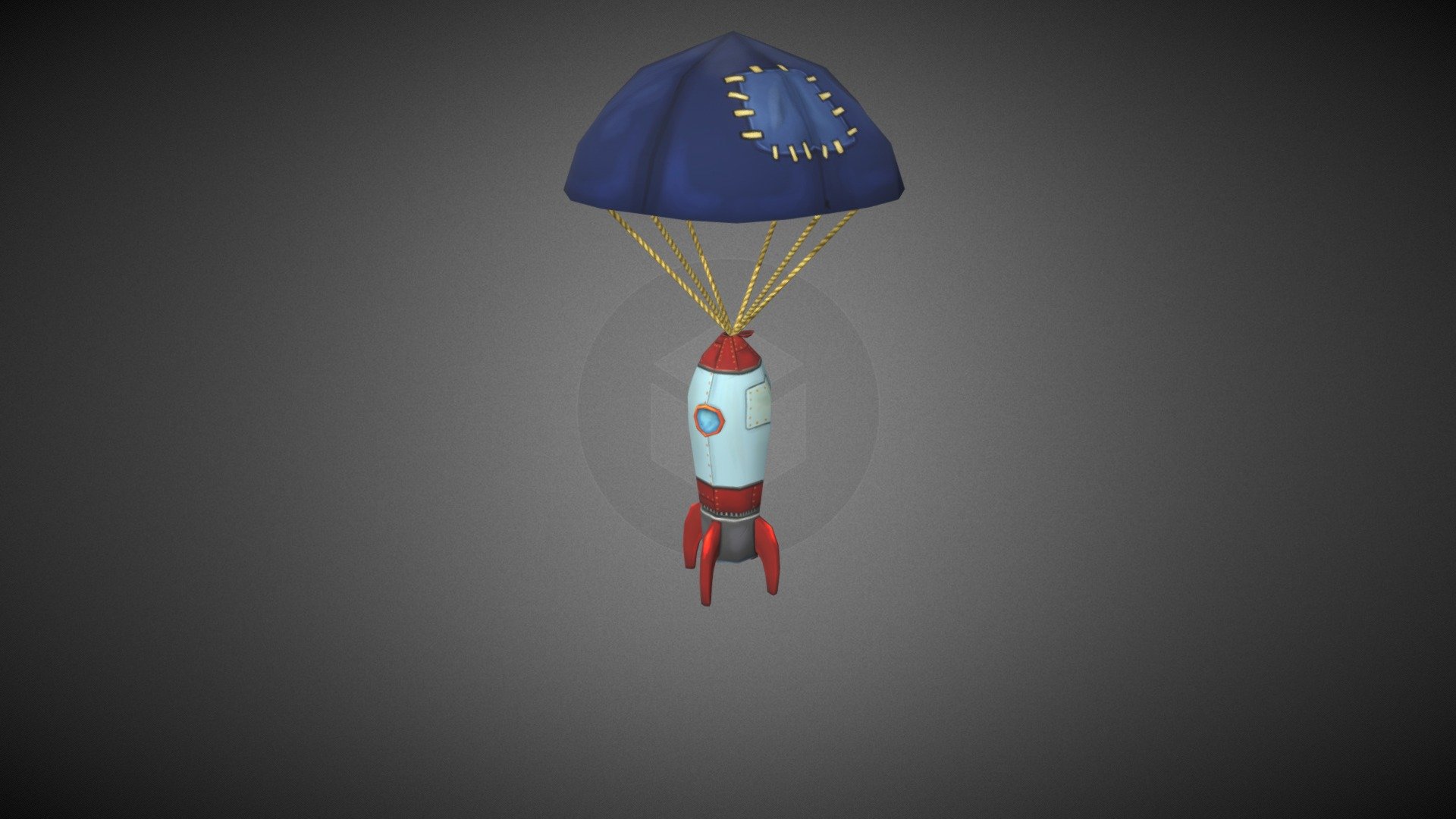 Cartoon Rocket - Download Free 3D model by Gudson7 [faaa583] - Sketchfab