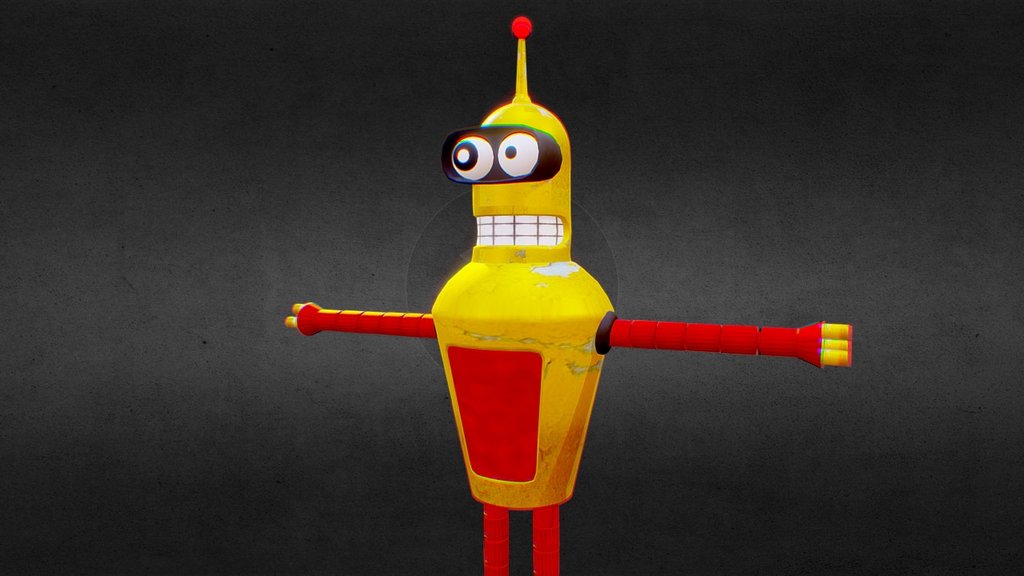 Bender - 3D model by Em (@emmasterpiece) [faabee9] - Sketchfab