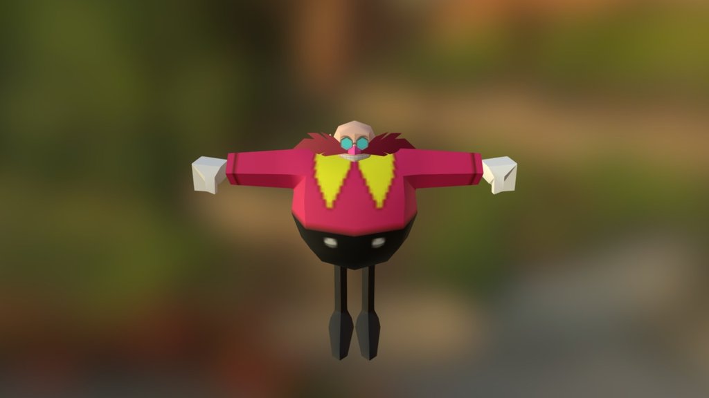 Classic Eggman Low- Poly - Download Free 3D model by dinkiedino ...