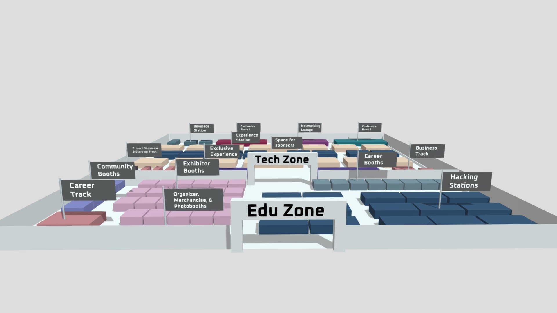 Tech Edu 3d Map - 3D model by techedu.asia [faad836] - Sketchfab