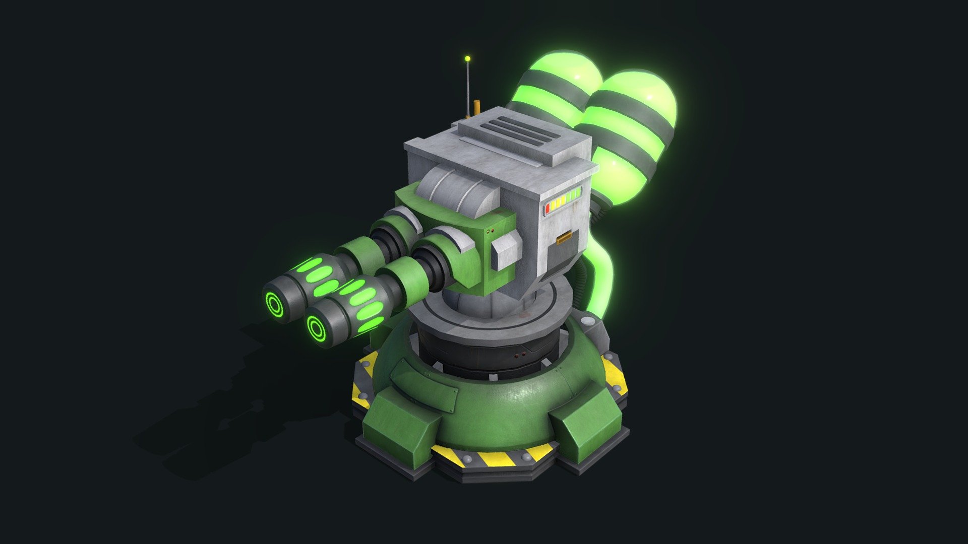 Plasma Turret - 3D model by Oleksandr Bykov (@oleksandr.bykov) [faad84b ...